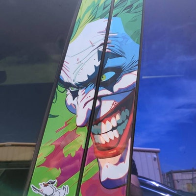 Oni Mask Goon Swords JDM Oil Slick Sticker Anime Decal Japan Car Window ...