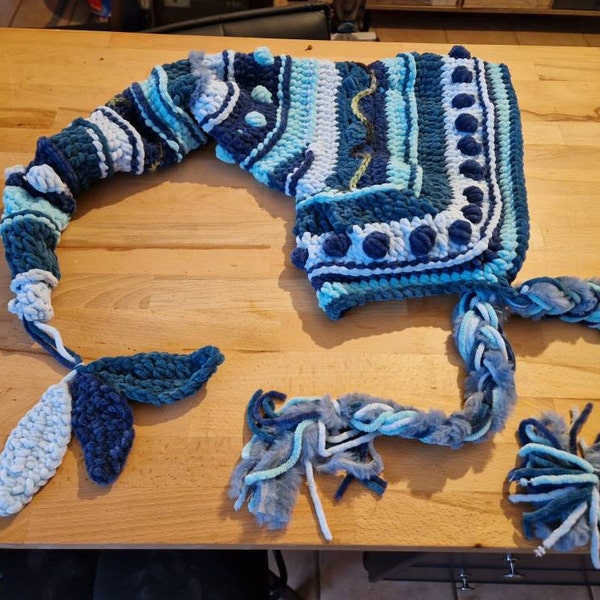 PATTERN: Fae Elf Hood / Long Pointed Hood / Pixie Hood / Freeform ...