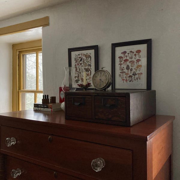 Vintage . Gray Acorn Fire Resistant Vault With Key Metal Strongbox Cash ...