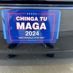 Chinga Tu MAGA 2024 Blue Sticker - Etsy