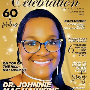 Personalized Birthday Magazine Photo Poster Printable - Etsy