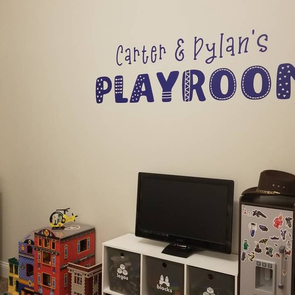 Playroom Wall Decal- Play Room Decal- Playroom Wall Decor- Daycare Wall ...