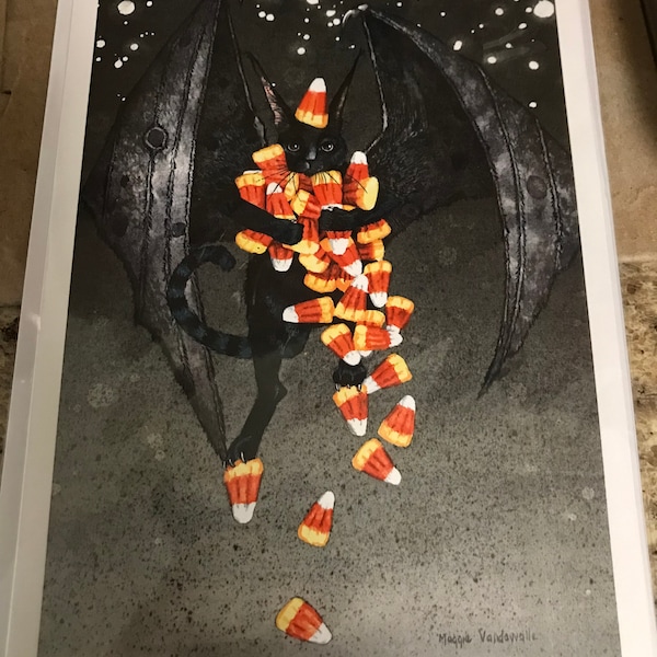 Greeting Card, "sweet Tooth" by Maggie Vandewalle, 5" X 7" Blank Card ...