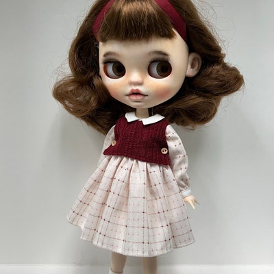 1/3 BJD SD Dress & Headdress Set black BJD Doll Clothes Outfit - Etsy