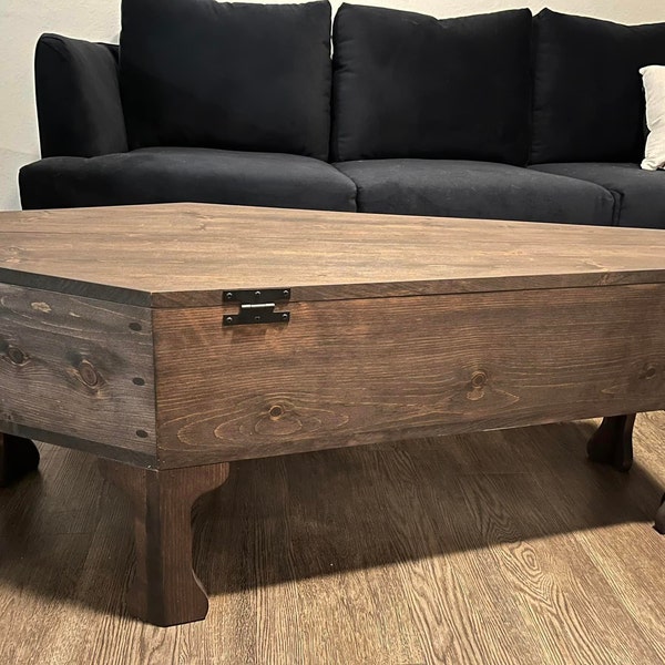 Coffin Coffee Table,coffee Table,coffin Storage,coffin Decor,coffin ...