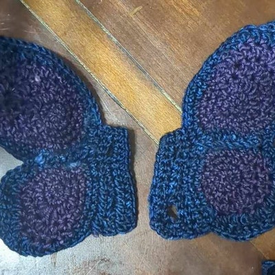 Fairy Shoe Wings 3in1 PDF Crochet Pattern Basic, Butterfly and ...