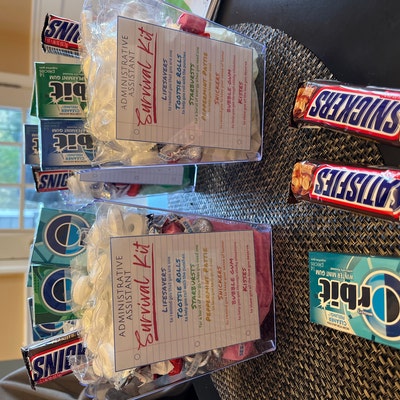 Custodial Staff Survival Kit Gift Tags, School Custodian Staff ...