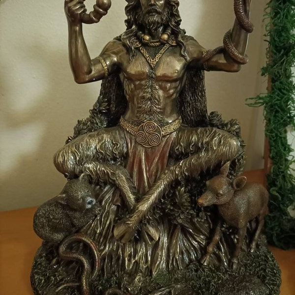 Triple Moon Goddess Maiden Mother and Crone Cold Cast Resin Bronze ...