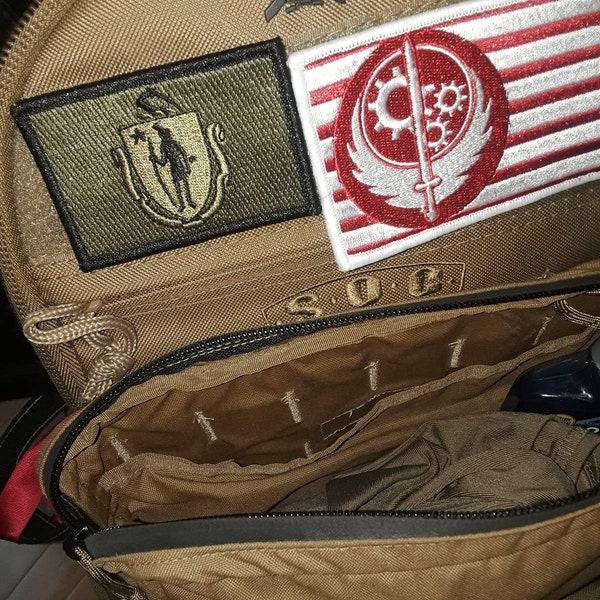 Brotherhood of Steel BOS FLAG Fallout Style Inspired Embroidered ...
