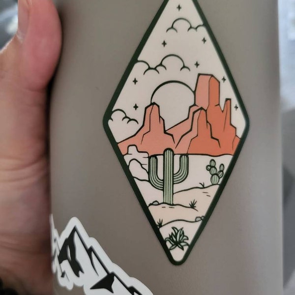 Mesa Diving Lady Motel Vinyl Sticker - Etsy