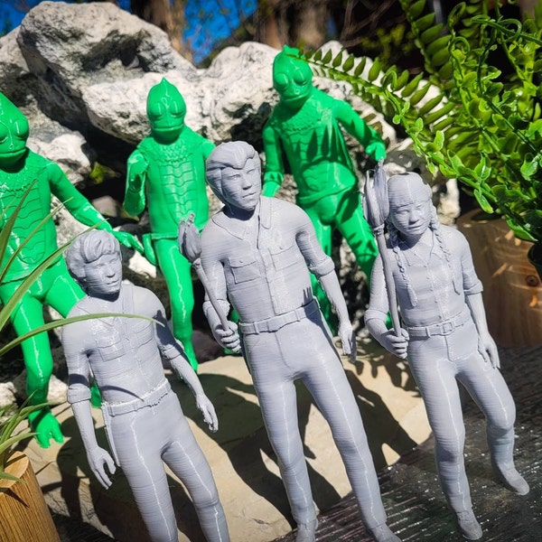 Hand Painted Sleestak - 7.5 Inch Figure - 1974 Land of the Lost - Etsy