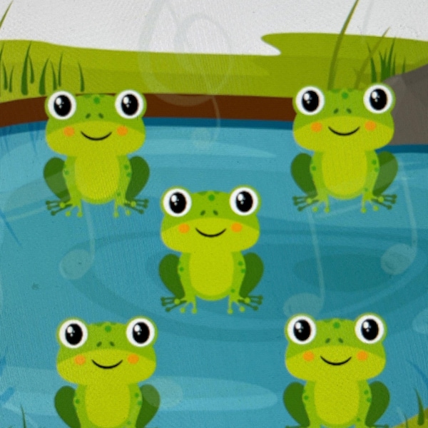 5 Little Speckled Frogs | Nursery Rhyme | Interactive Songs for Kids ...