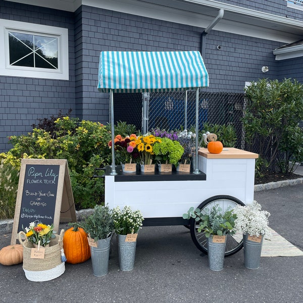 Mobile Flower Market Cart - Etsy
