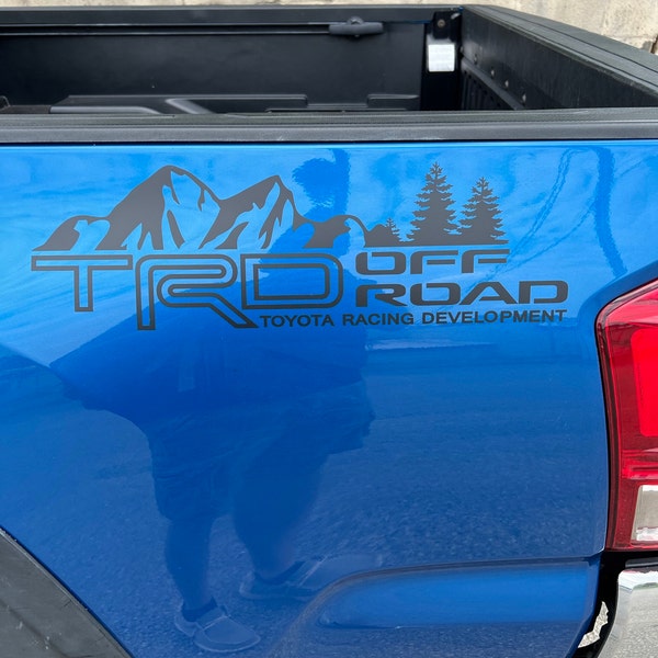 2x Toyota Tundra Tacoma TRD OF ROAD Bed Vinyl Decal Sticker Graphics ...