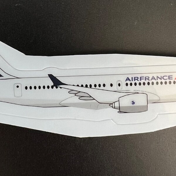 Airbus A220 Sticker, Air France Airplane Sticker Waterproof for ...