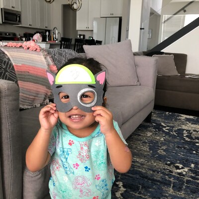 NEW DESIGN 12PCS Party Pack Pup Paw Masks for Birthday Party Favors ...