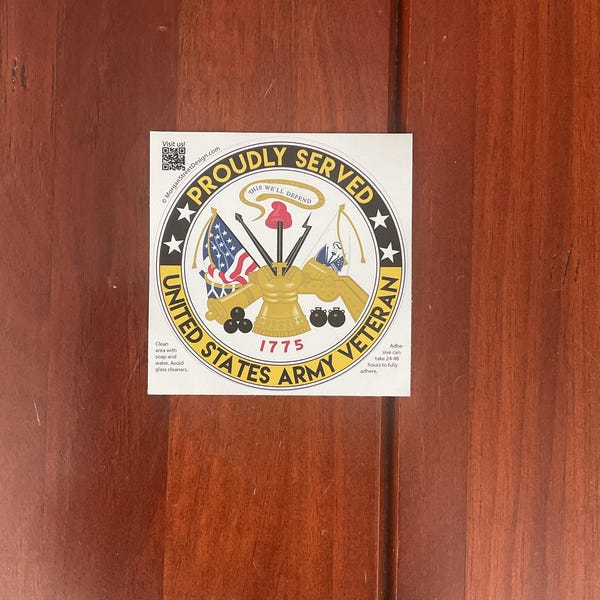 Operation Iraqi Freedom/enduring Freedom Decal Sticker Army, Marines ...