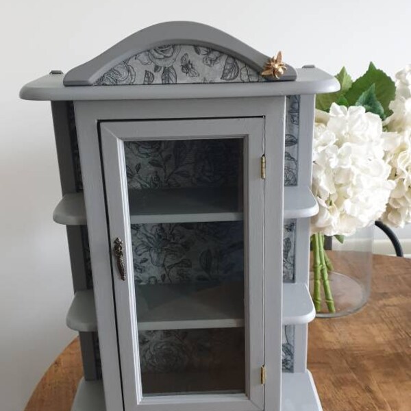 NOW SOLD** Small Wall Display Cabinet - Etsy UK