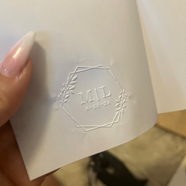 Custom Wedding Embosser | Personalized Embosser for Weddings | Wedding ...