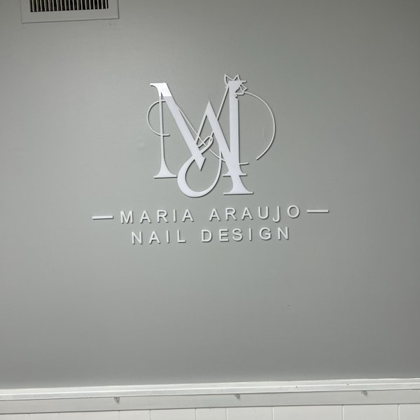 Custom Laser Cut Logo Sign,lobby Sign, Office Decor, Office Sign for ...