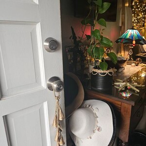 Yuletide Bells Set of 3 Large Rustic Gold Bells With Rope Standing ...