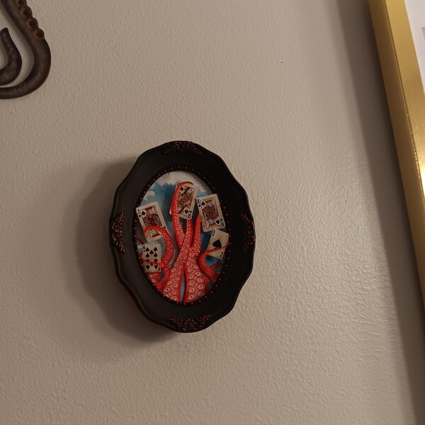 Dramatic Exit Sign, Victorian Inspired Curiosity Wall Decor, Oddity ...