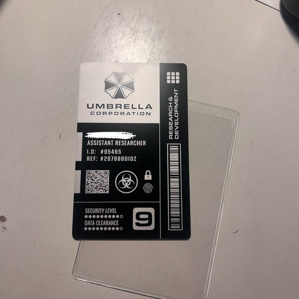 Personalised Weyland Yutani Access ID Laser Engraved Aluminium - Alien ...