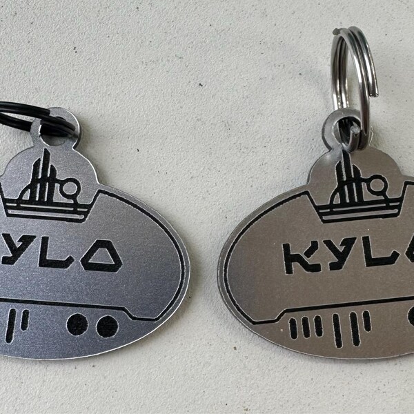 Custom Engraved Car Name Emblem Badge Black With Brushed Silver ...