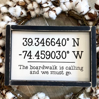 Custom Coordinates Sign, Anniversary Gift, Coordinates Sign - Etsy
