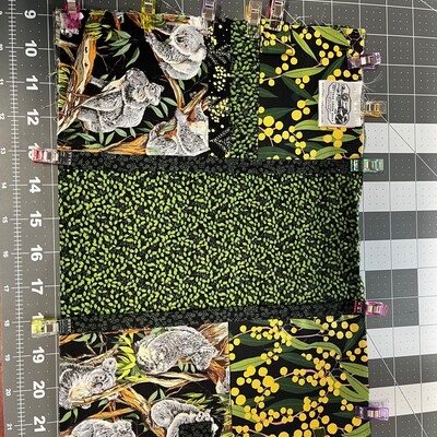 New Zealand Kiwi Icons Tiki Fern Map Black Background Cotton - Etsy