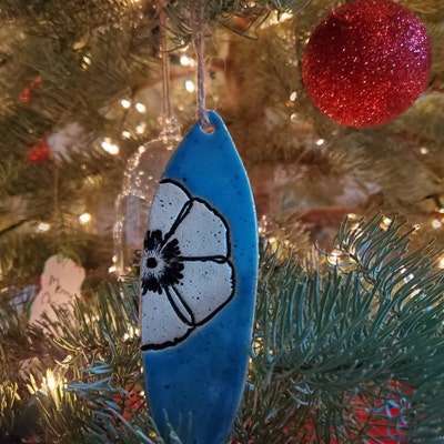 Made to Order Ceramic Surfboard Ornament Wall Hanging - Etsy