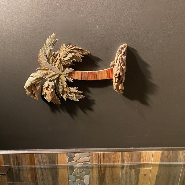 Large Tropical Hand-painted Coconut Fish Set of Two FREE SHIPPING Pool ...