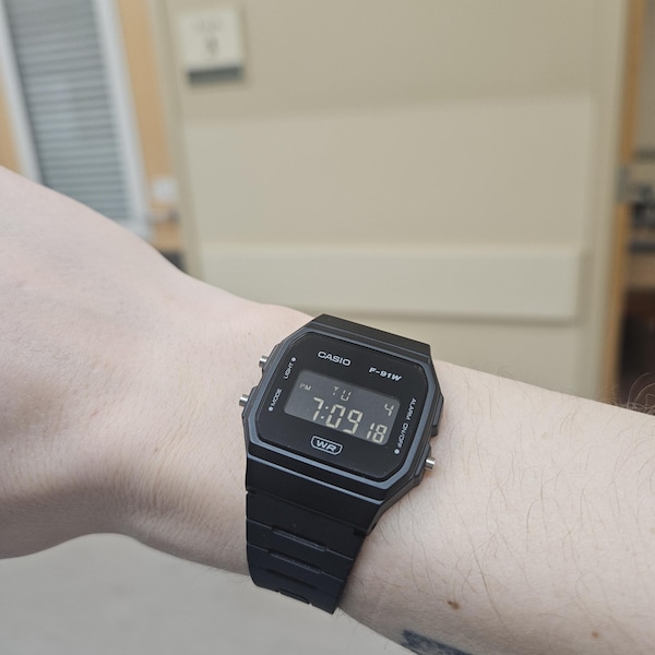 Casio Watch Modified Custom Casio Mod Vintage Casio Liquid Purple ...