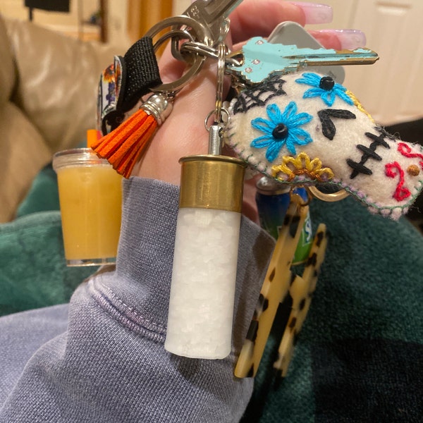 Supernatural Salt Round Key Chain (ghost Salt, Demons, Cosplay) - Etsy