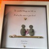 Retirement Gift, Good Luck Present, Pebble Art Picture Framed Poem ...