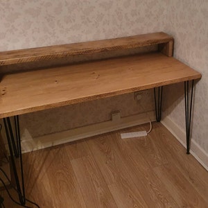 Rowlands Rustic Hand Built Monitor Shelf Stand | Etsy UK