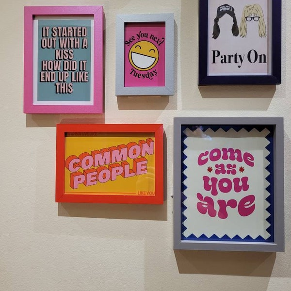 Common People | Pulp | Jarvis Cocker | Lyrics Print | A0 A1 A2 A3 A4 A5 ...