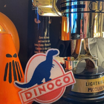Dinoco Logo From Disney & Pixar's Cars Movie Fully Embroidered Sew-on ...