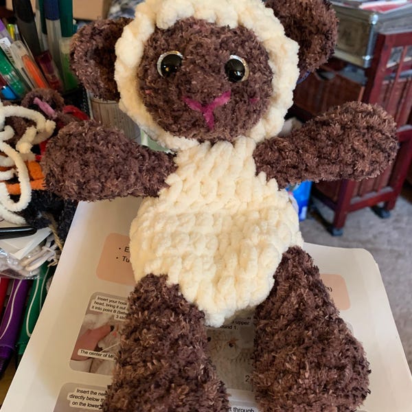 Luna the Lamb No-sew Lovey Crochet Pattern English PDF - Etsy Canada