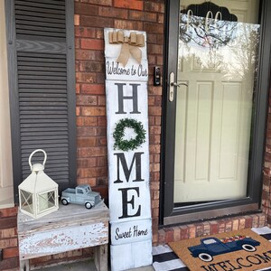 Monogram Porch Sign Welcome Porch Sign Family Name | Etsy