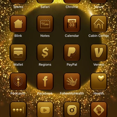 AMETAL Theme App Icon Set, Custom Icons for iPhone and Android Home ...