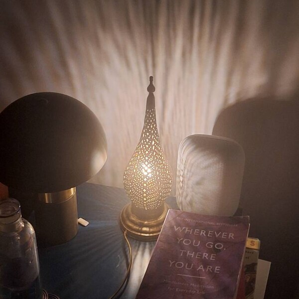 Moroccan Brass Table, Moroccan Table in Wood and Brass, Marrakech Fés ...