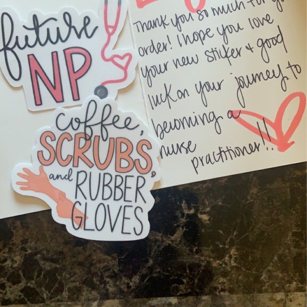 Future NP Sticker, Nurse Practitioner Student Gift, Laptop Decal - Etsy