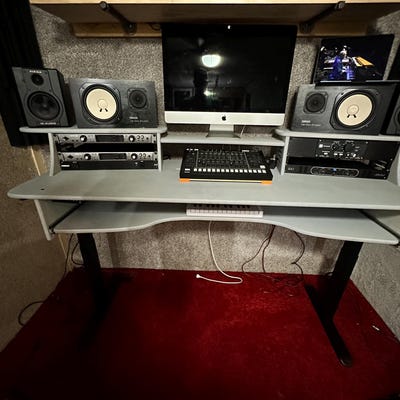 Recording Studio Desk/ 12RU Workstation/ Cabinet Grade Birch Plywood ...