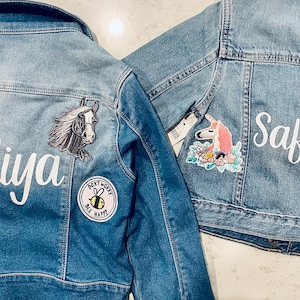 Kids Custom Clothing Custom Jean Jackets Personalized Clothing ...