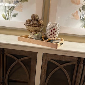 White Farmhouse Coffee Table Tray Coffee Tray Serving Tray | Etsy