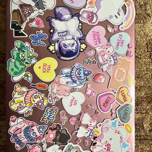 Sweet Snake Snacks Waterproof Sticker Set - Etsy