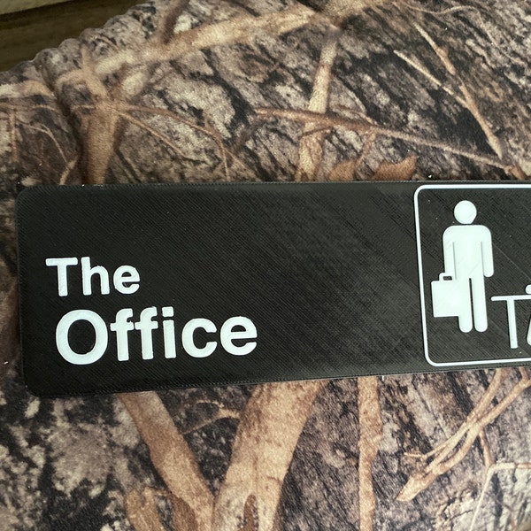 Customizable 3D Printed "the Office" TV Show Sign and Magnets - Etsy