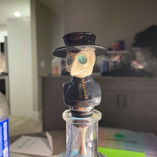 Grogu, A.k.a. Baby Yoda, in His Flying Pod Bottle Stopper. - Etsy