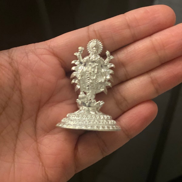 Pure Silver Kerala Kuthu Vilakku/lamp- Pure Silver Gift Items- Pooja ...